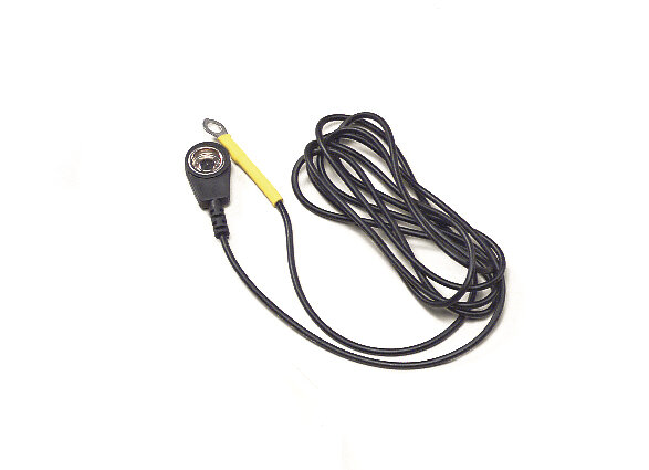 Earthing cable ESD, black, 1,5 m | Treston