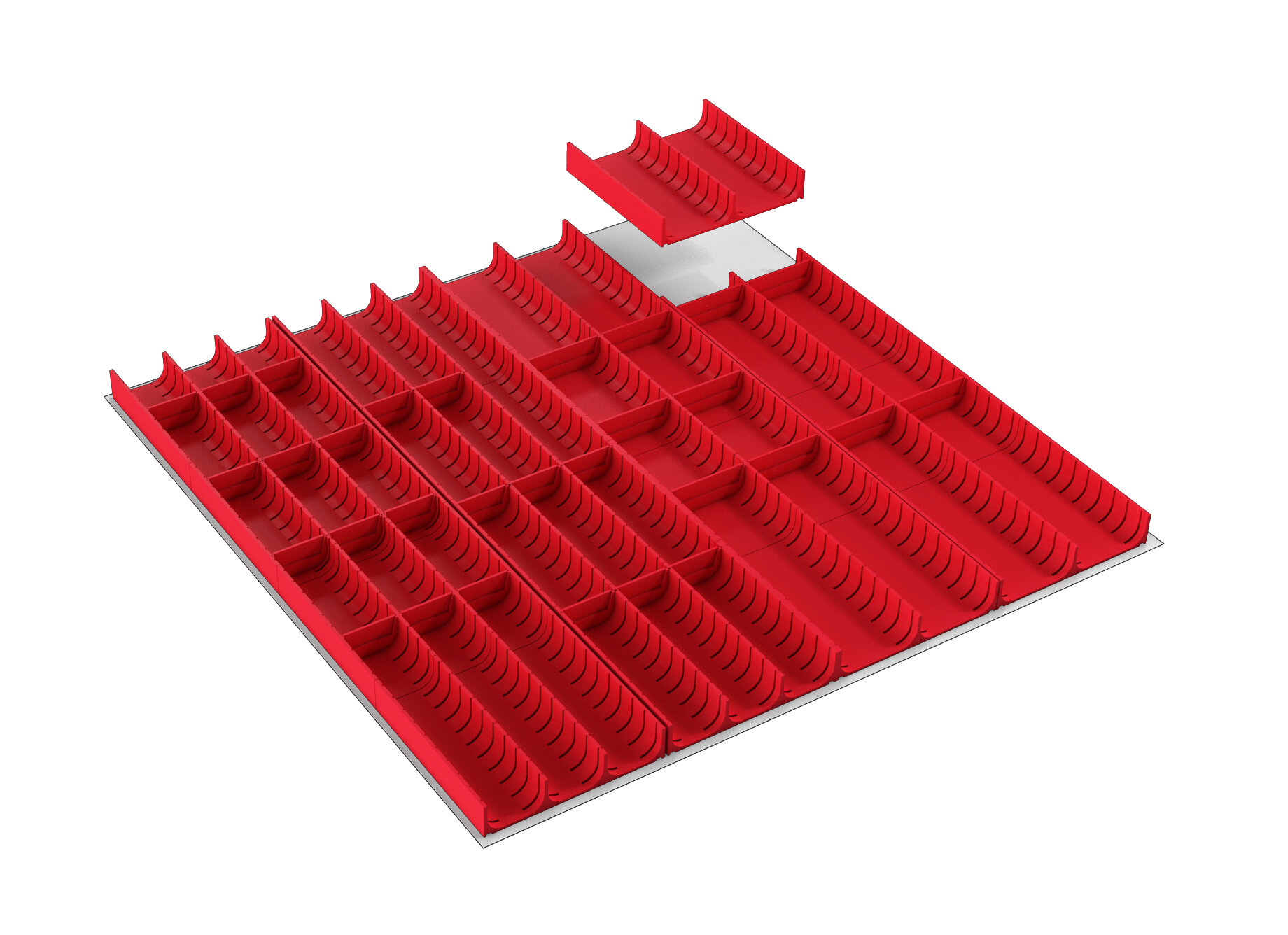 Tool troughs 45 and 70mm for drawers 70/50 and 70/75 | Treston