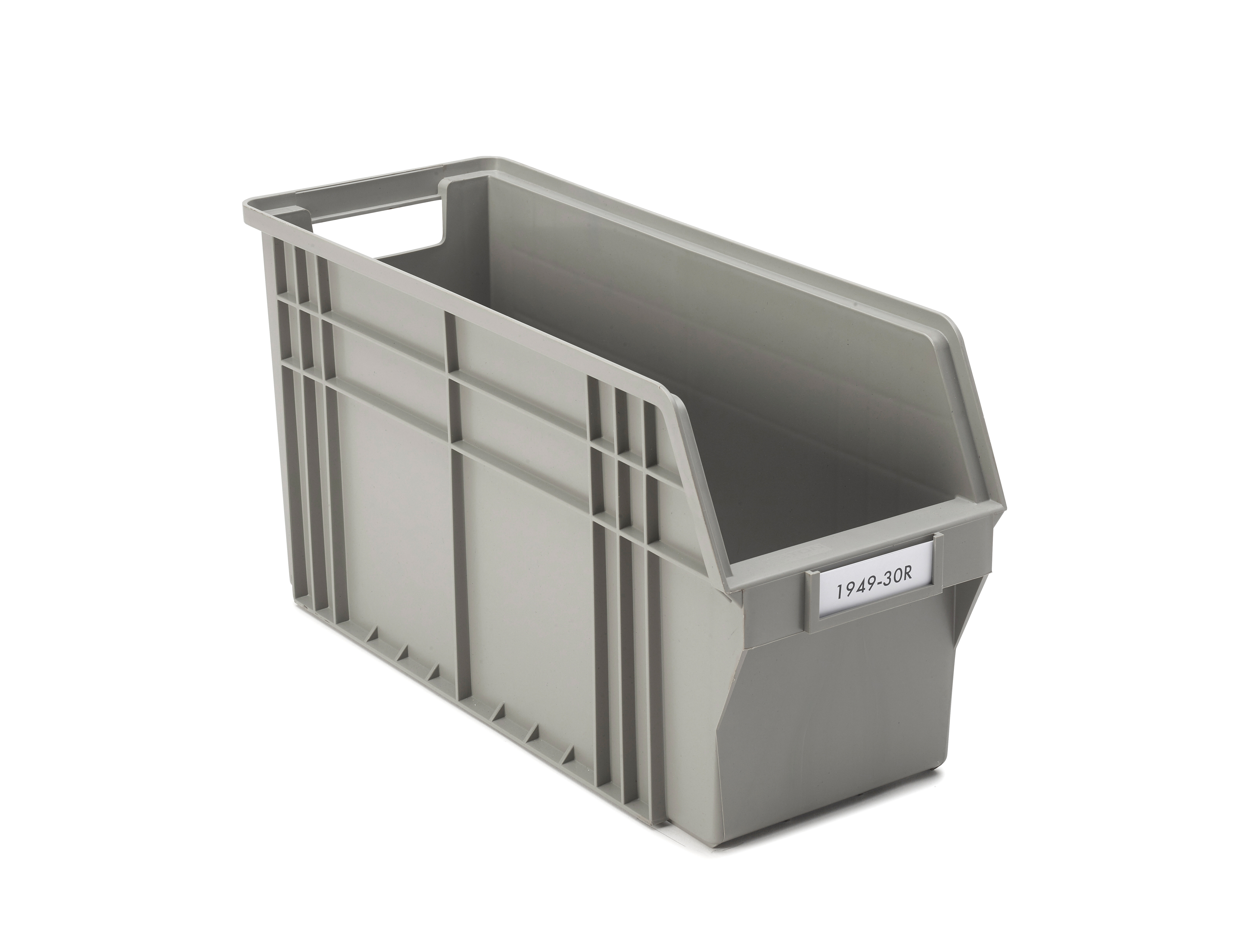 Treston ReBOX storage bin 185x490x250 stackable, grey | Treston