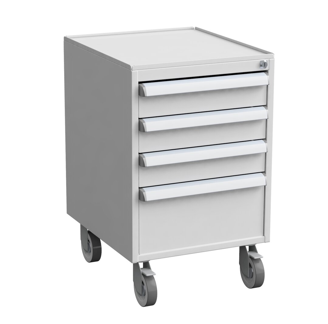 Drawer unit 45/56-3, castors | Treston
