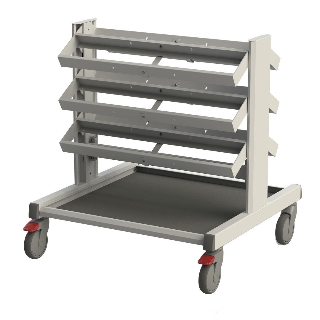 Fitters trolley 3, grey | Treston