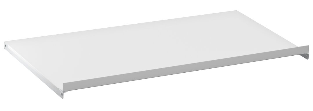 Slanted shelf 1000x500 with brackets for shelving system | Treston