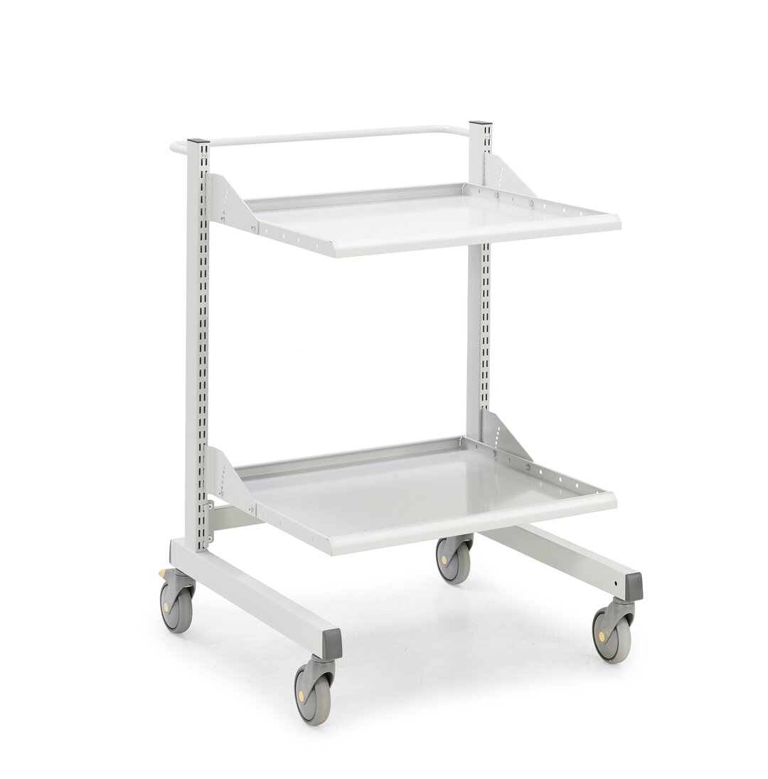 Treston multi trolley low M750, 2 shelves ESD, | Treston