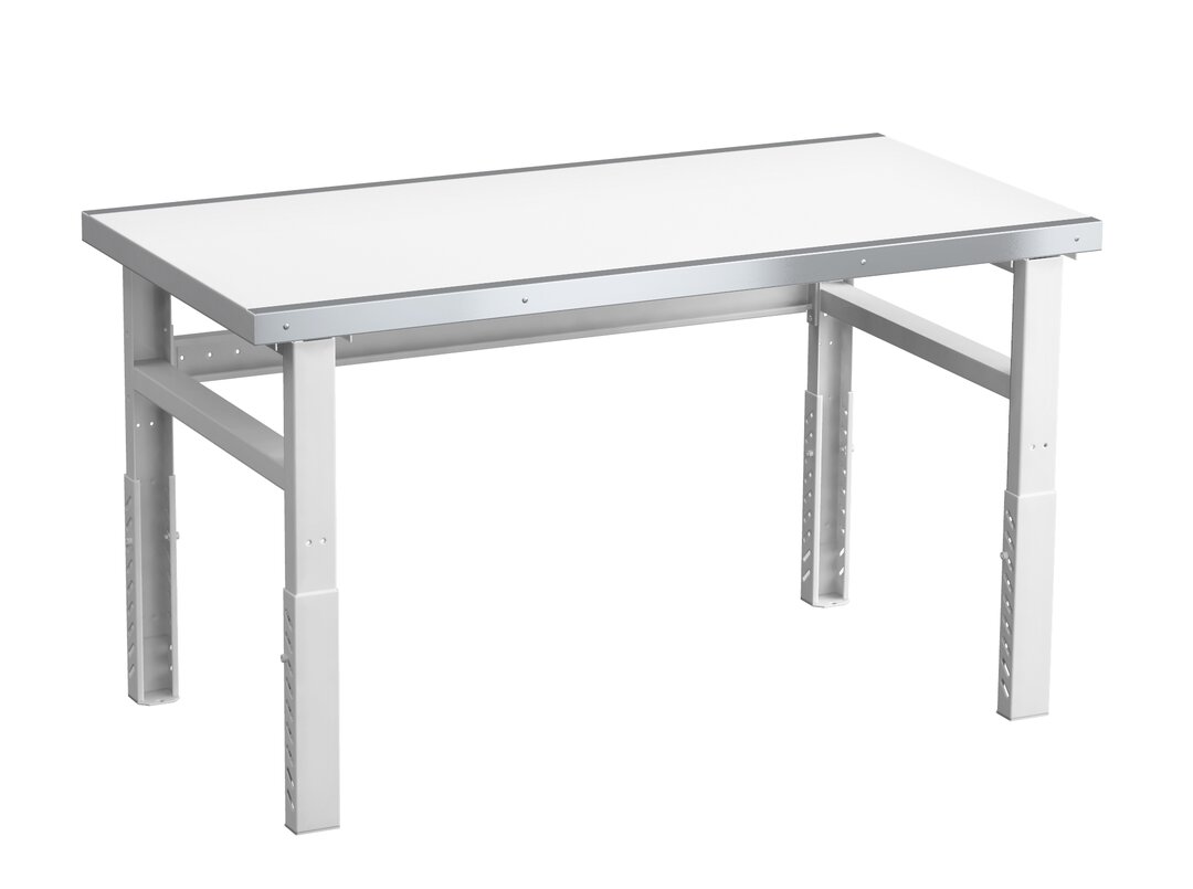 Workshop bench, heavy duty 1000x750 vinyl top with steel edg | Treston