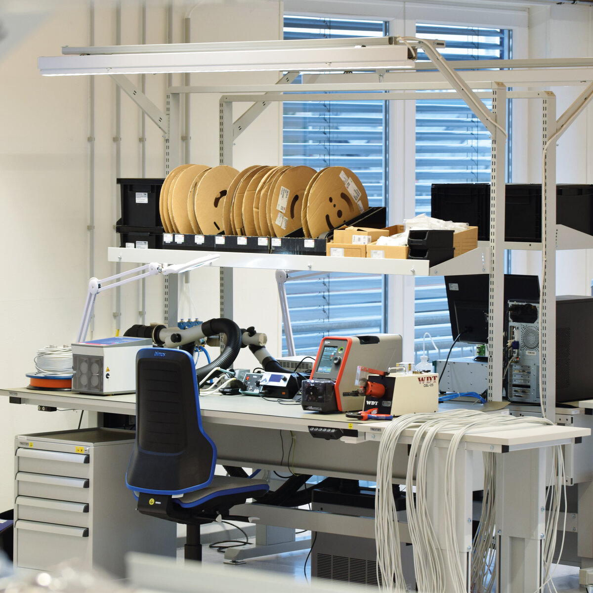 Kraus Hardware expanded their laboratory area with ESD-protected ...